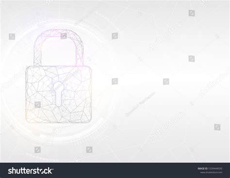 Cyber Security Locking Data Security Concept Stock Vector Royalty Free 1539444593 Shutterstock