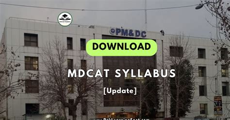 Download Mdcat Syllabus Pdf 2025 Pak Learning Spot Pls Academy Online Platform For Entry