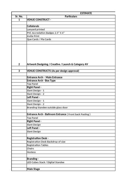 Estimate 23 11 2022 Award Function Pdf