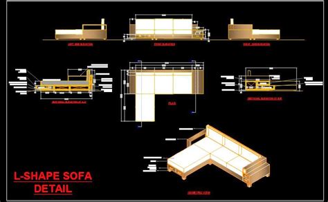 Sectional Sofa Cad Drawing Sofatype