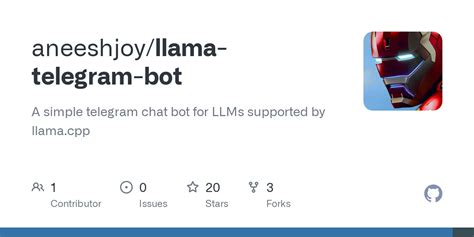 GitHub Aneeshjoy Llama Telegram Bot A Simple Telegram Chat Bot For LLMs Supported By Llama Cpp