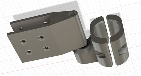 Wip Parametric Hinge Heavy Duty For Tube Installation By Kaot93