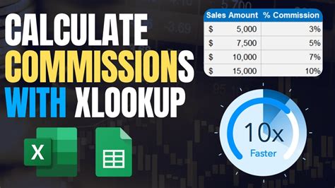 Calculate Commissions 10x Faster Master Xlookup In Minutes Youtube