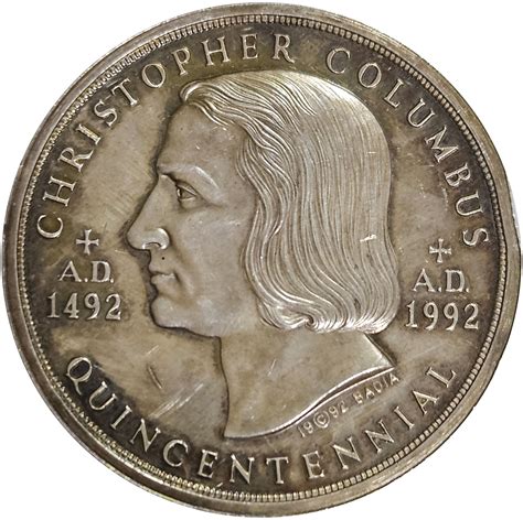 Medal Cristóvão Colombo Quincentennial Vereinigte Staaten Numista