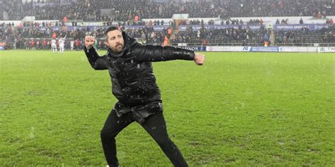 Alan Sheehan The Players Battled For The Badge Swansea