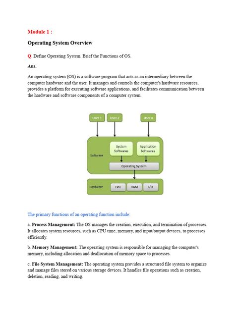 Os Lmt Notes Pdf Thread Computing Scheduling Computing
