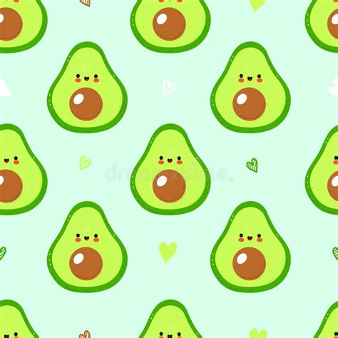 Cute Avocado Pattern Stock Illustrations 2840 Cute Avocado Pattern Stock Illustrations