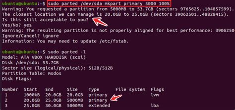 Parted Command Examples In Linux Cheat Sheet GoLinuxCloud