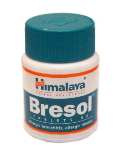 Бресол, Хималая, при респираторной аллергии (Bresol, Himalaya) 60 таб ...