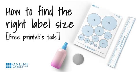 Printable Label Tools For Finding The Right Size