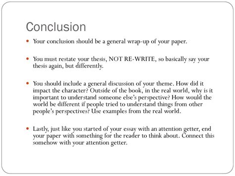 Writing An Introduction And Conclusion Ppt Download