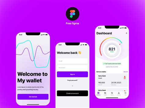 My Wallet App Free Figma