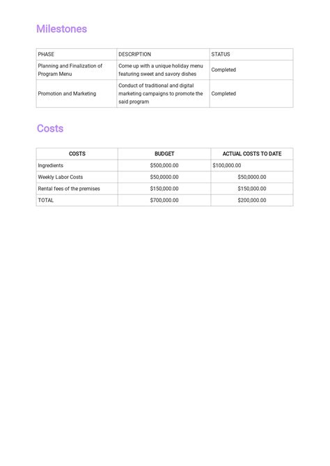 Weekly Summary Report Template Free PDF Google Docs Word Template Net