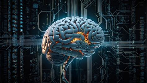 Premium Photo Photo Digital Brain Of Future Is Artificial
