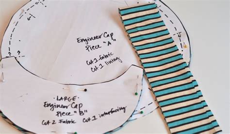 Conductor Hat Template Aesthetic Nest Sewing Engineer Cap Oh Babe Tutorial Williamson Ga Us