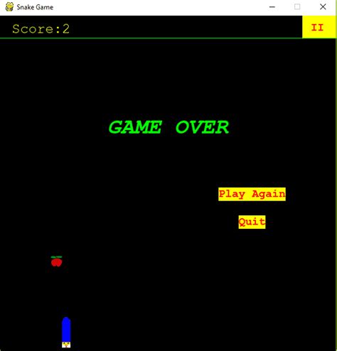 Snake Game In Python With Source Code VIDEO