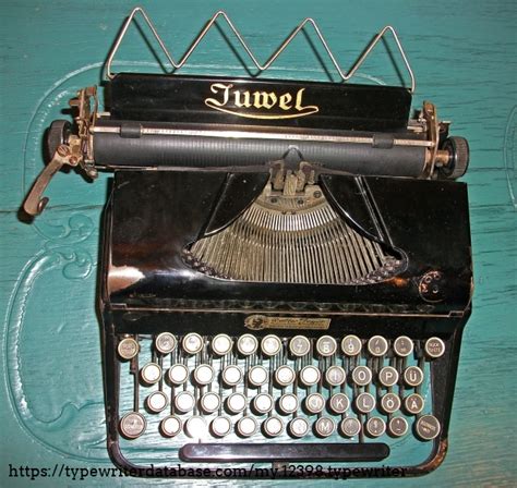1938 Juwel 3 On The Typewriter Database
