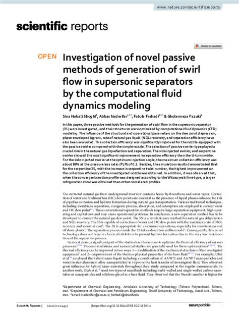 Pdf Investigation Of Novel Passive Methods Of Generation Of Swirl Flow In Supersonic