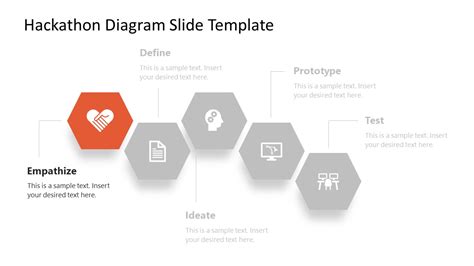 Hackathon Diagram Slide Template For Powerpoint
