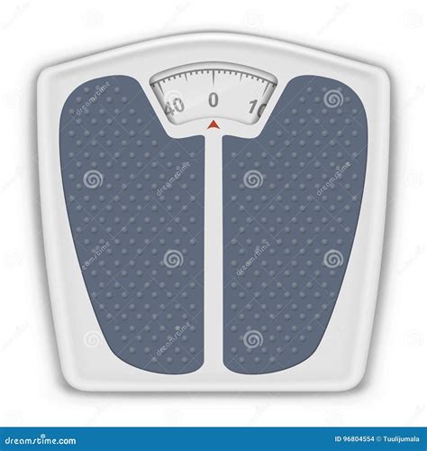 Home Bathroom Floor Scales Stock Vector Illustration Of Object 96804554