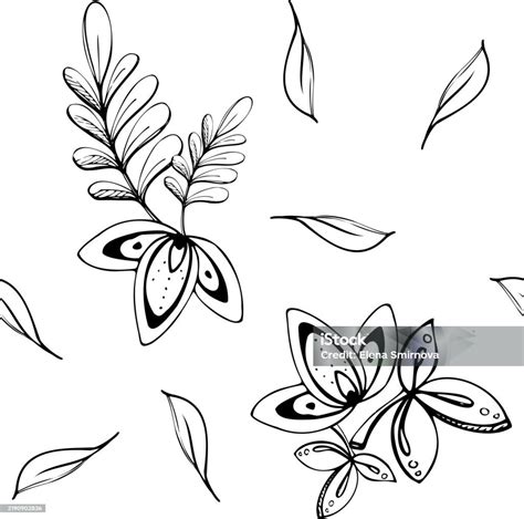 꽃 레이스 전통 자수 이국적인 장미 난초 꽃과 잎 민속 민족 양식화 손으로 그린 잉크 벡터 고립 된 그림입니다 완벽 한 패턴 디자인 벽지 스크랩북 결혼식 0명에 대한 스톡