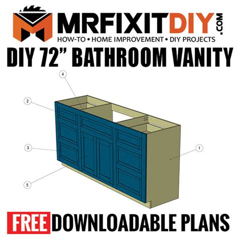 Build A Bathroom Vanity Plans Rispa