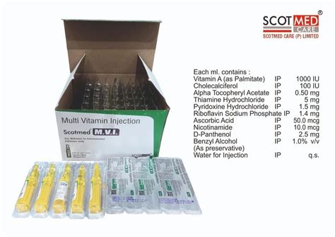 Mvi 10 Ml Injection 5x10ml At ₹ 22piece In Yamuna Nagar Id 26391397748