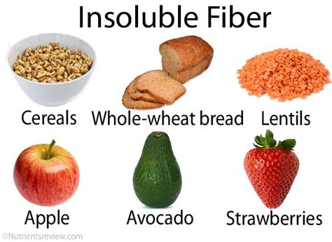 Foods High In Insoluble Fiber Carbsdietary