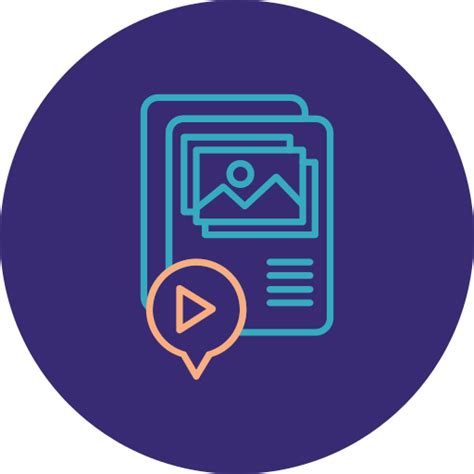 Unstructured Data Generic Color Fill Icon