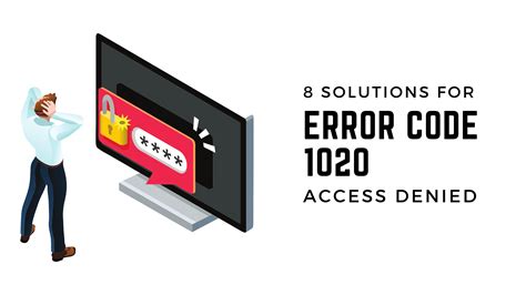 How To Fix Error Code 1020 Eight Easy Solutions