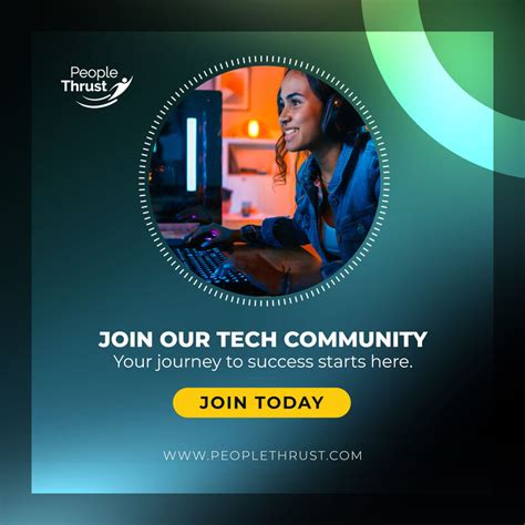Techcommunity Networking Professionalgrowth Joinustoday… People Thrust Inc