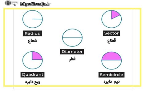 تعریف دایره چیست؟ شعاع، قطر، وتر و اضلاع به زبان ساده