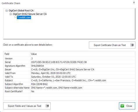NetScanTools SSL Certificate Scanner Standalone Version