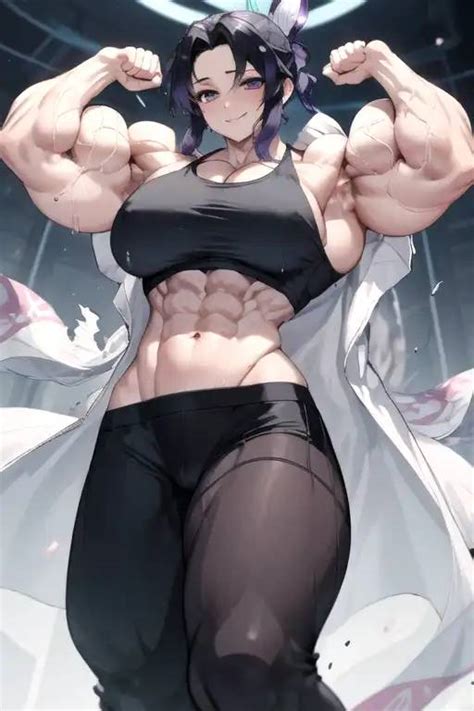 Muscle Shinobu Kocho by LouisA80 on DeviantArt