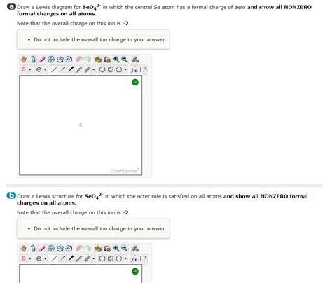 Solved B Draw A Lewis Structure For SeO In Which The Chegg