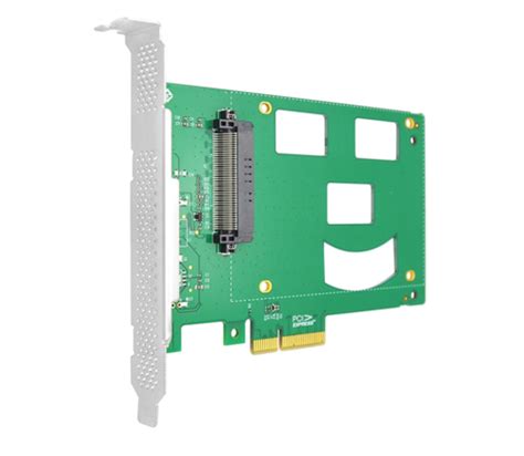 PCI Express 4 0 x4 Card to 1 x internal U 2 NVMe SFF 8639 LR LINK כרטיסי רשת לפתרונות NVME