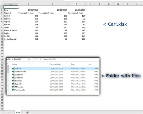Excel Append Tables