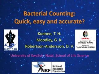 Bacterial Counting Quick Easy And Accurate PPSX