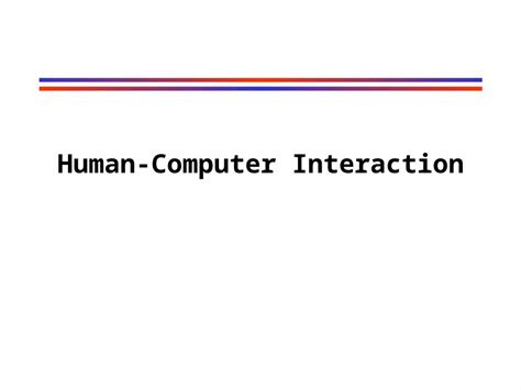 Ppt Human Computer Interaction 2 Software Usability Usability