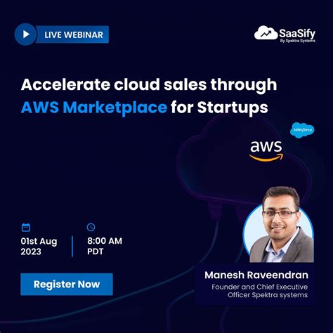 Saasify On Linkedin Cloud Awsmarketplace Webinar Startup Saas Aws