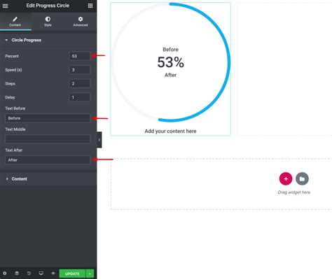 Progress Circle Widget Themeisle Docs