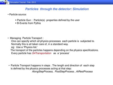 Ppt Detector Simulation And Geant4 Powerpoint Presentation Free