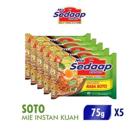Jual Mie Sedap Rasa Soto 5 Pcs Mie Sedap Shopee Indonesia