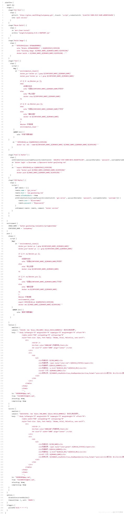 Jenkins配置pipeline 脚本 Jenkins 脚本式pipelinelingjuli的技术博客51cto博客
