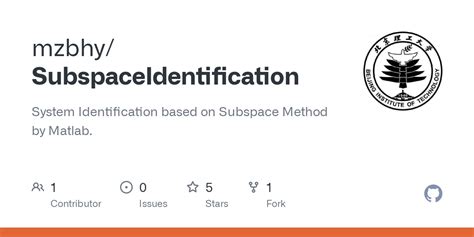 github mzbhy subspaceidentification system identification based on subspace method by matlab