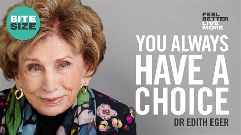 Discover Inner Power Dr Edith Eger Feel Better Live More Podcast