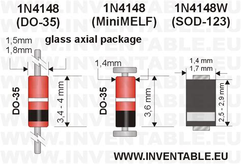 El diodo 1N4148, reemplazo del 1N914 | Inventable