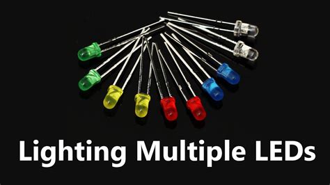 How To Light Multiple LEDs Tutorial YouTube