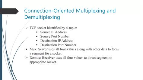 Transport Layer Services Multiplexing And Demultiplexing Pptx