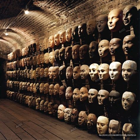 Ai创作图人头浮雕墙 大型泥塑群像 韩美林艺术馆佛头 泥塑佛首 泥塑群像设计 头型陶瓷雕塑 雕塑众生相 各色人物套娃 798艺术工厂 泥塑人面像 雕塑蜡像馆 密集人物墙壁雕像 陶塑人脸 人头